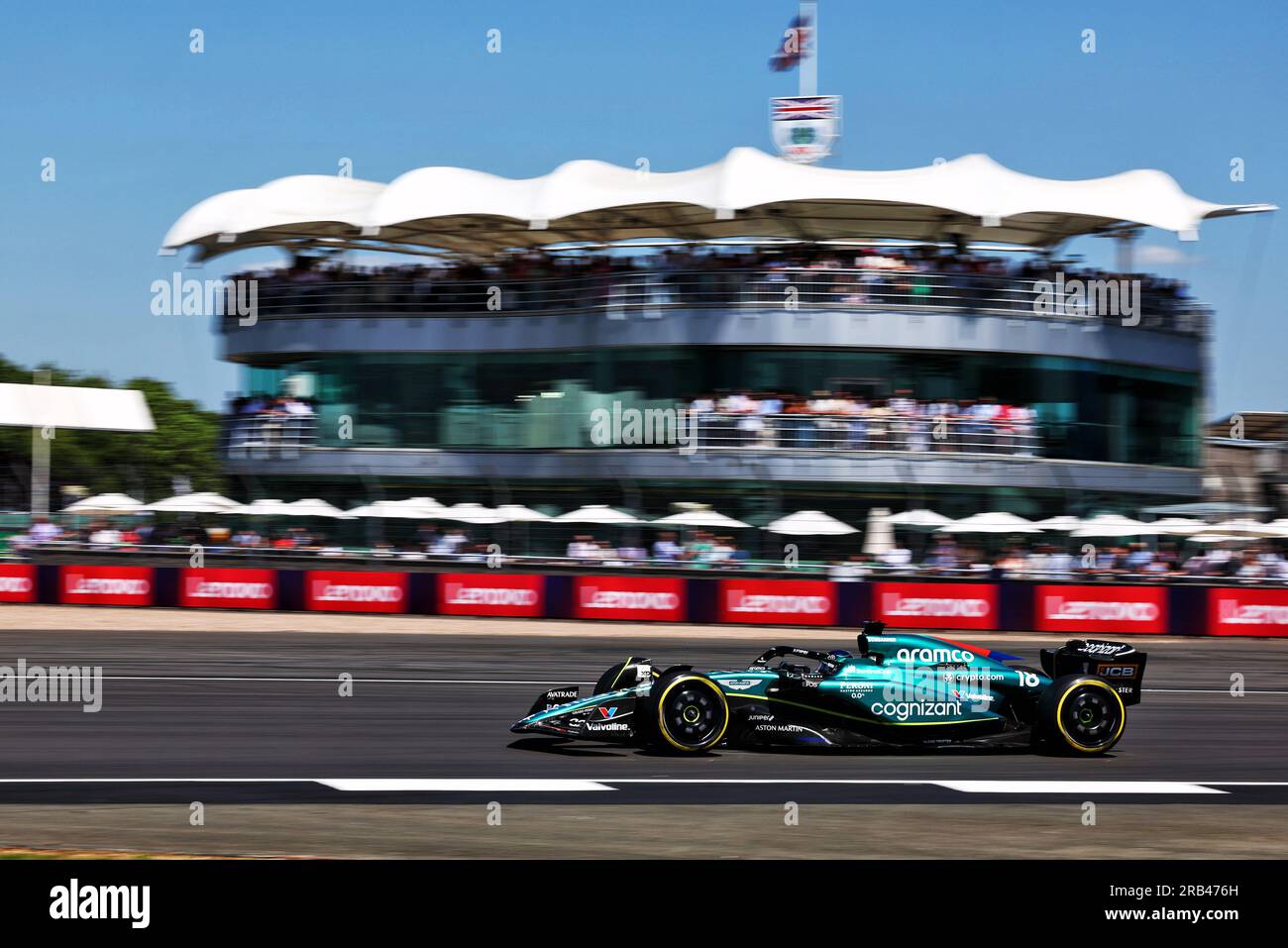 Silverstone, UK. 07th July, 2023. Lance Stroll (CDN) Aston Martin F1 ...