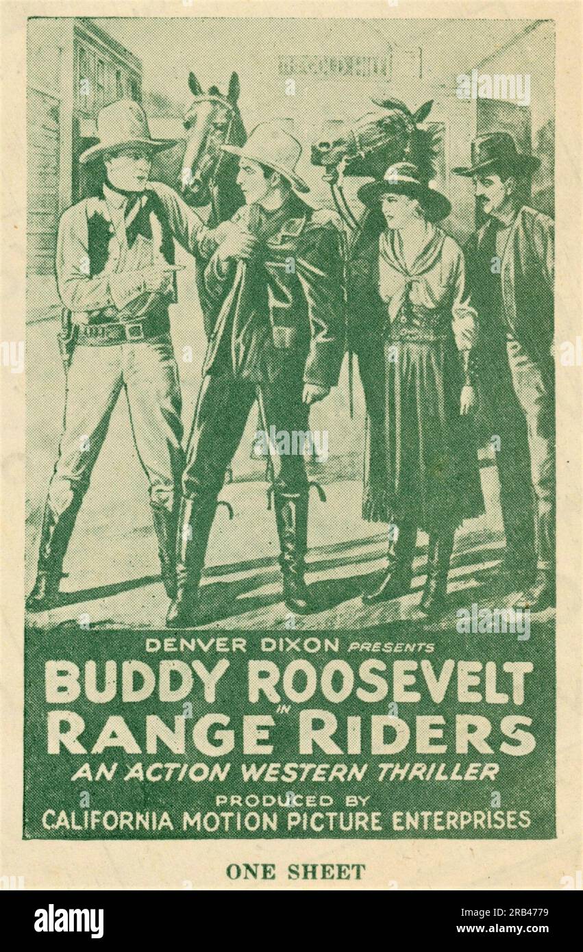 BUDDY ROOSEVELT in RANGE RIDERS 1934 director VICTOR ADAMSON writer L.V ...