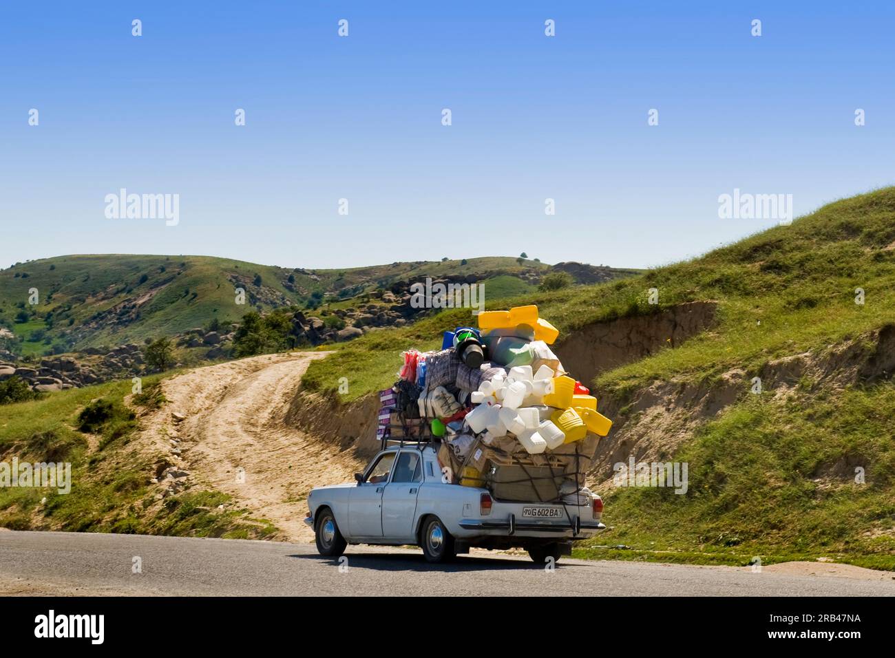 Uzbekistan, Shakhrisabz, traditional transport Stock Photo - Alamy