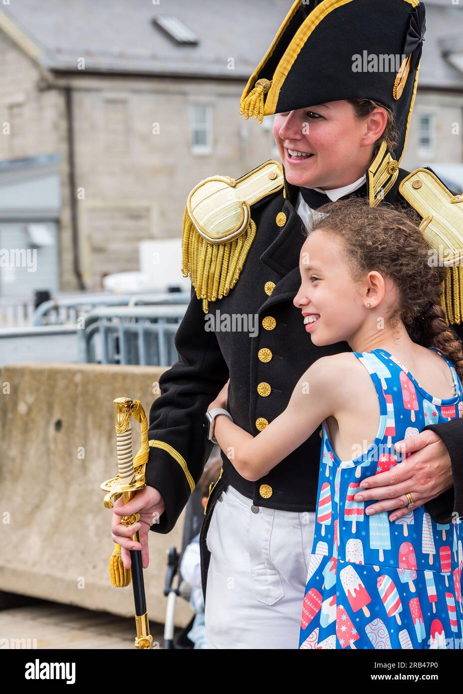 USS Constitution Commander BJ Farrell 1812 at USS Constitution Museum's ...