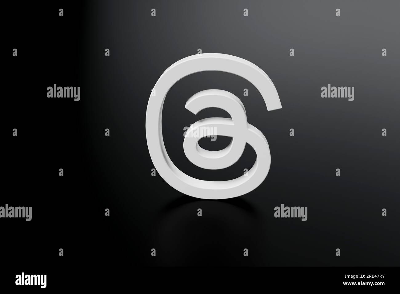 OXFORD, UK - July 2023: Threads logo. A new social media app from Meta ...