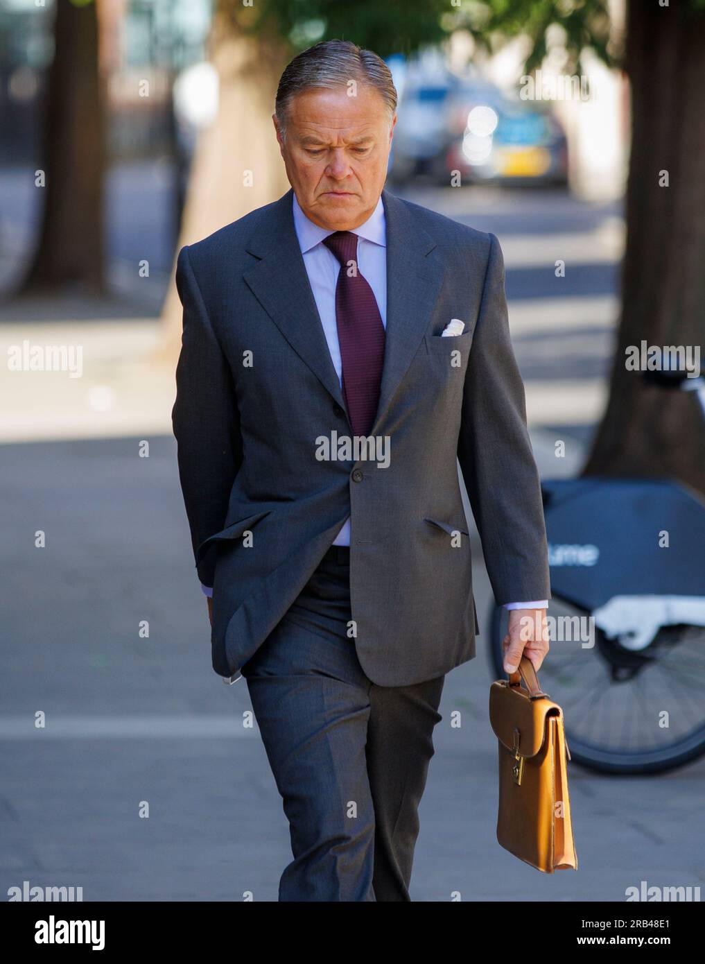 London, UK 7 July 2023 Howard Barclay, Joint owner of the Telegraph ...