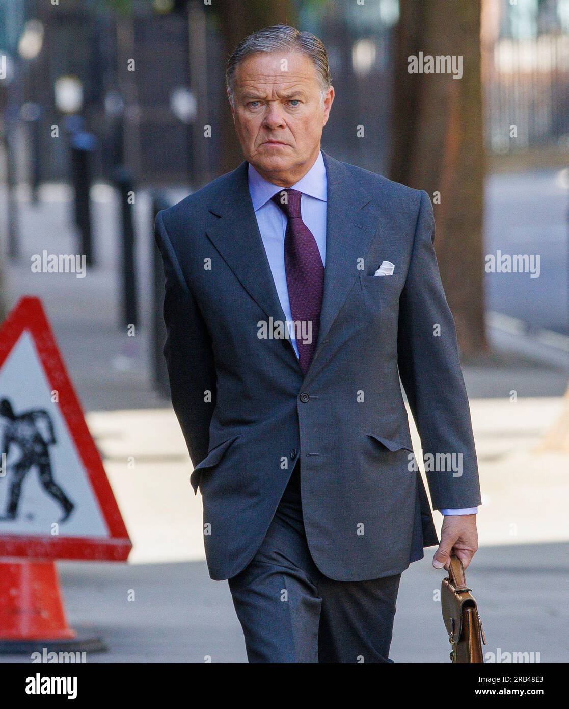 London, UK 7 July 2023 Howard Barclay, Joint owner of the Telegraph ...