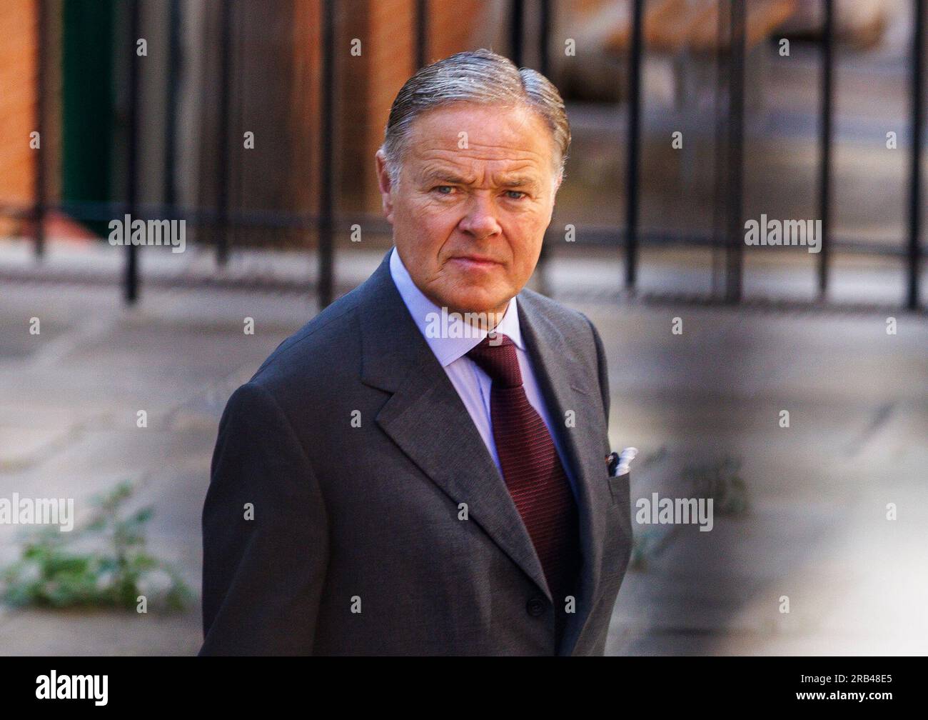 London, UK 7 July 2023 Howard Barclay, Joint owner of the Telegraph ...