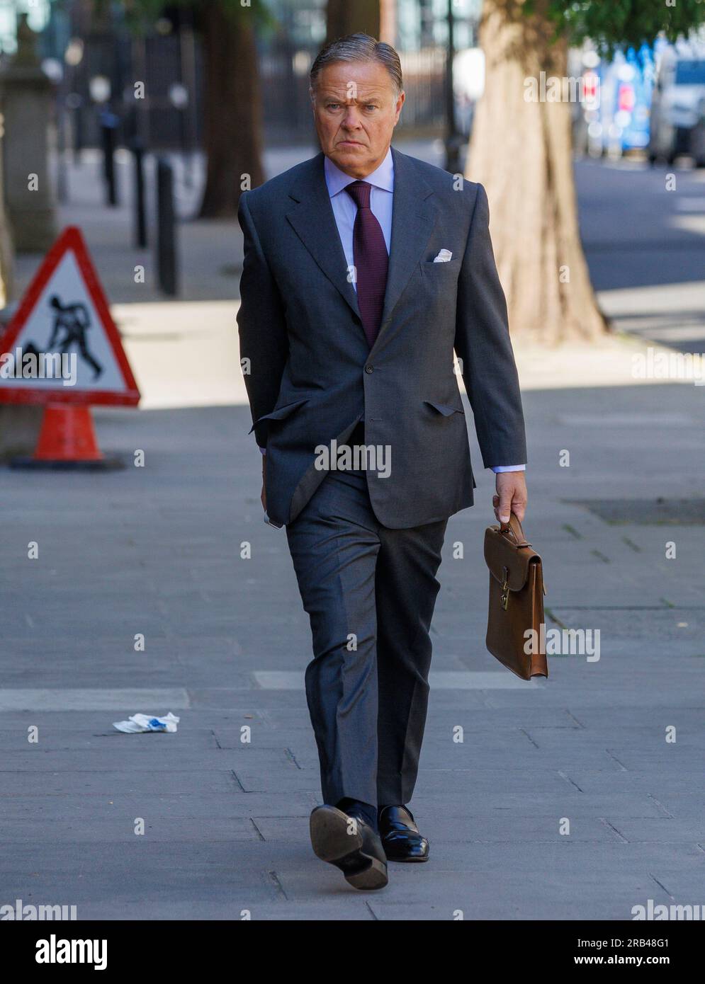 London, UK 7 July 2023 Howard Barclay, Joint owner of the Telegraph ...