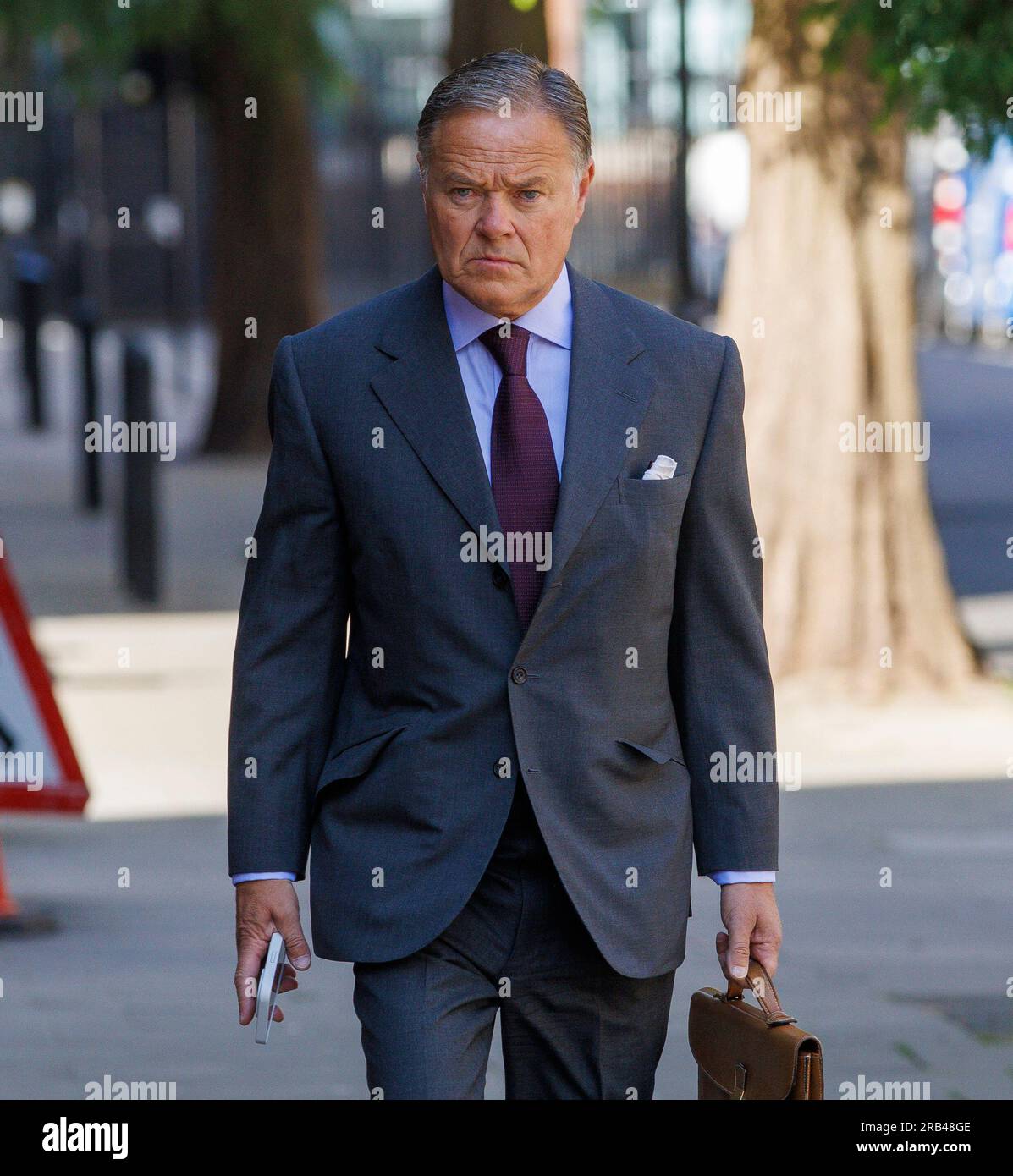 London, UK 7 July 2023 Howard Barclay, Joint owner of the Telegraph ...