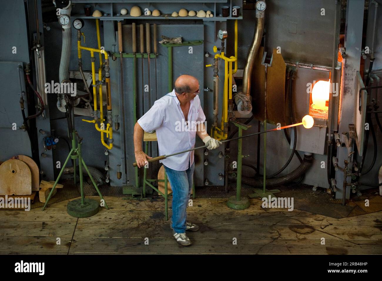 Switzerland, Canton Nidwalden, Hergiswil, Glasi glassware Stock Photo ...