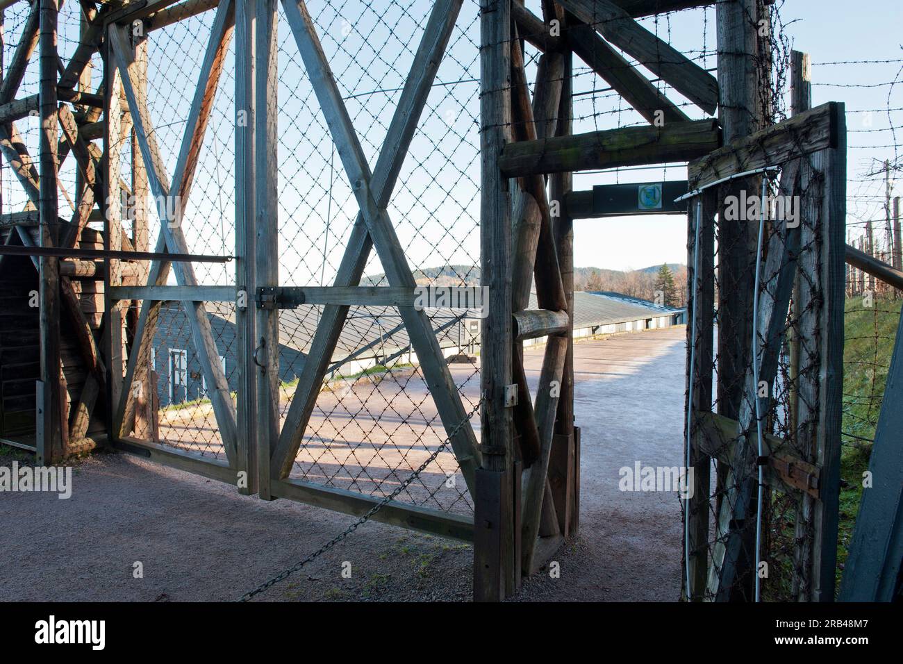 Natzweiler struthof concentration camp entrance hi-res stock ...