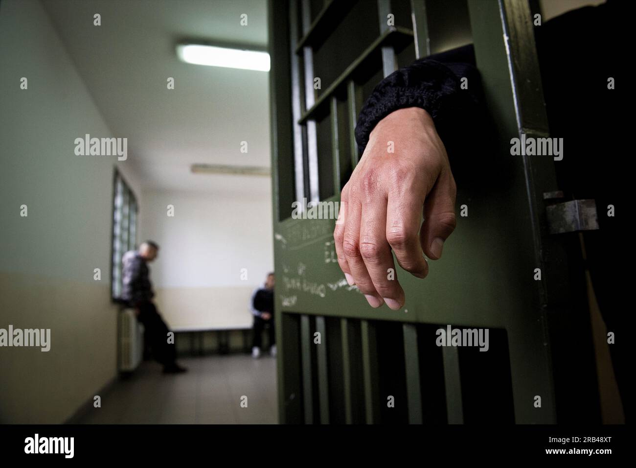 Italy, Bollate prison, daily life in the prison Stock Photo - Alamy