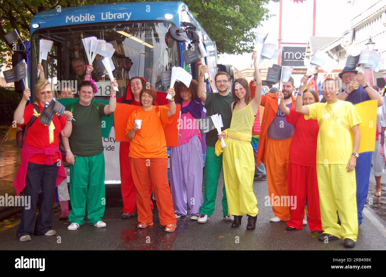 Manchester UK LGBT Pride Parade 2010 through city centre Manchester, UK ...