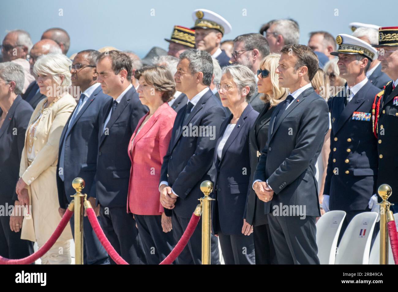 French Education and Youth Minister Pap Ndiaye, French Defence Minister ...