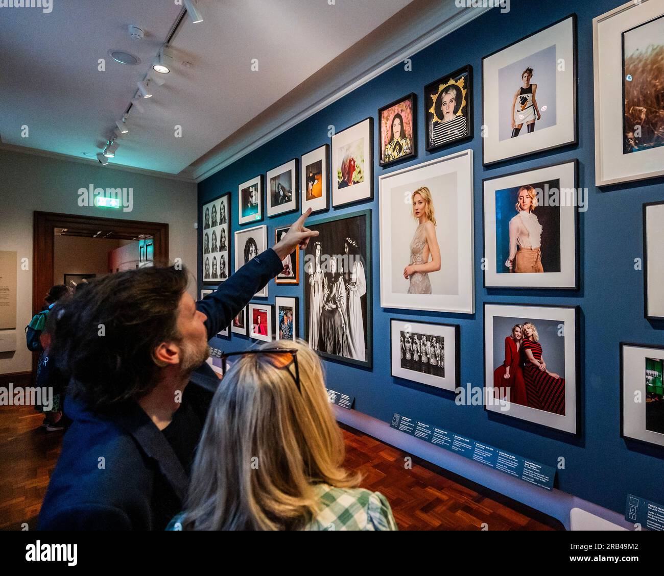 London, UK. 7th July, 2023. A new corridor with a 'Creative Constellation of Contemporary women ...