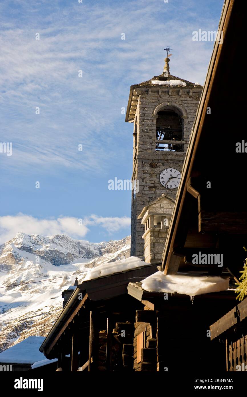 Italy, Piedmont, Macugnaga, Borca, Walser village Stock Photo - Alamy
