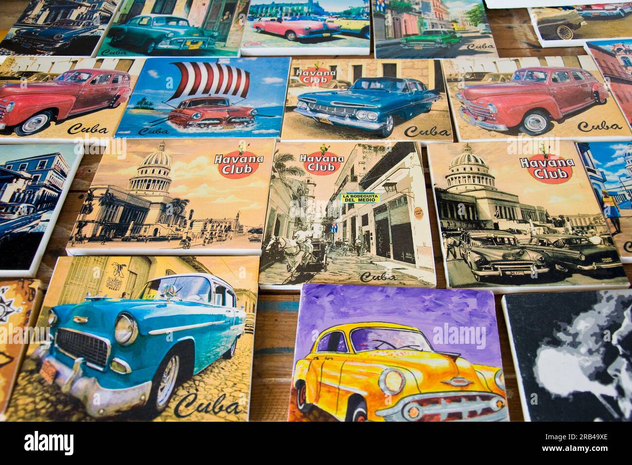 Vintage car posters hi-res stock photography and images - Alamy
