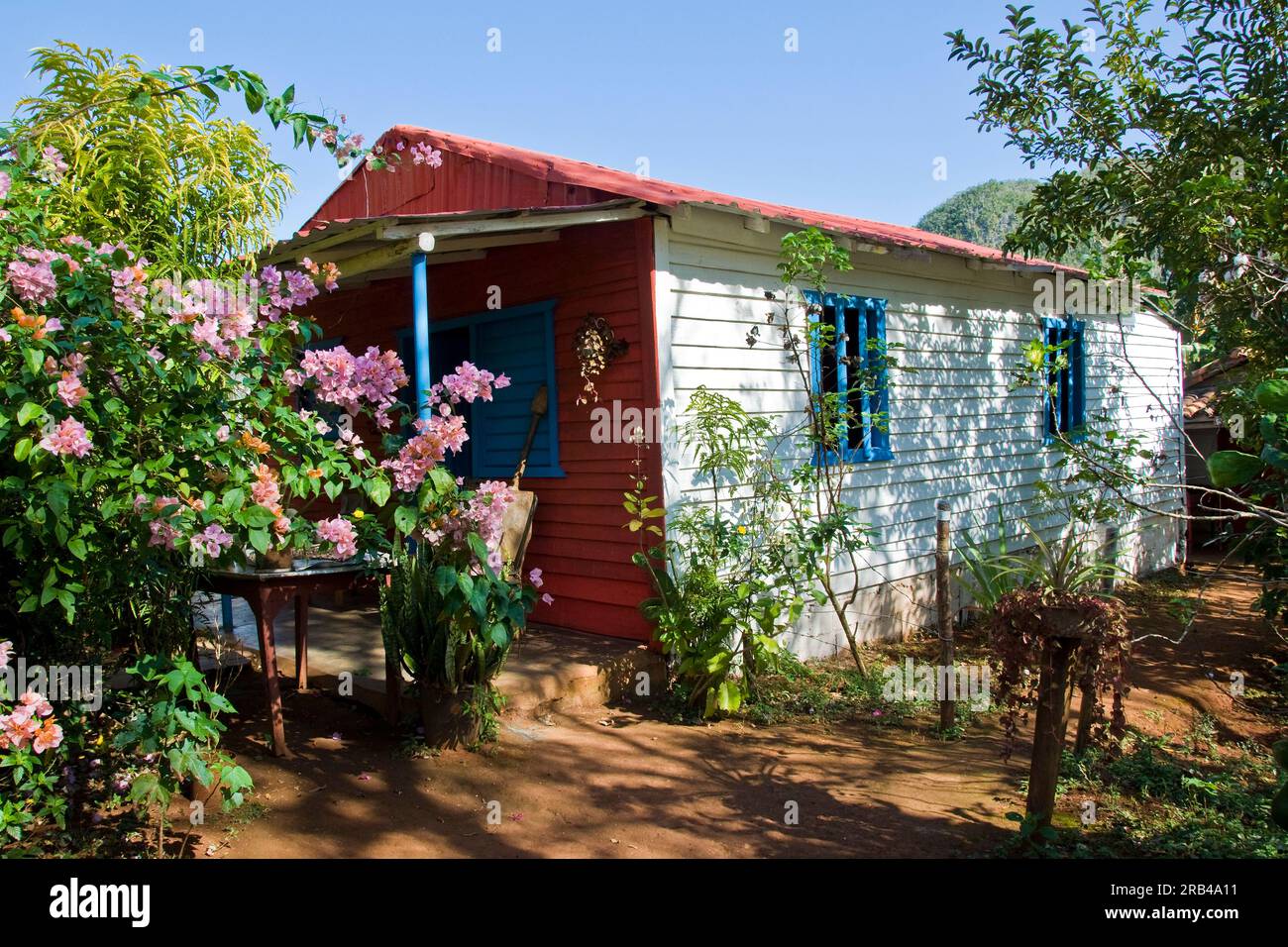 Cuba, Vinales, traditional house Stock Photo - Alamy