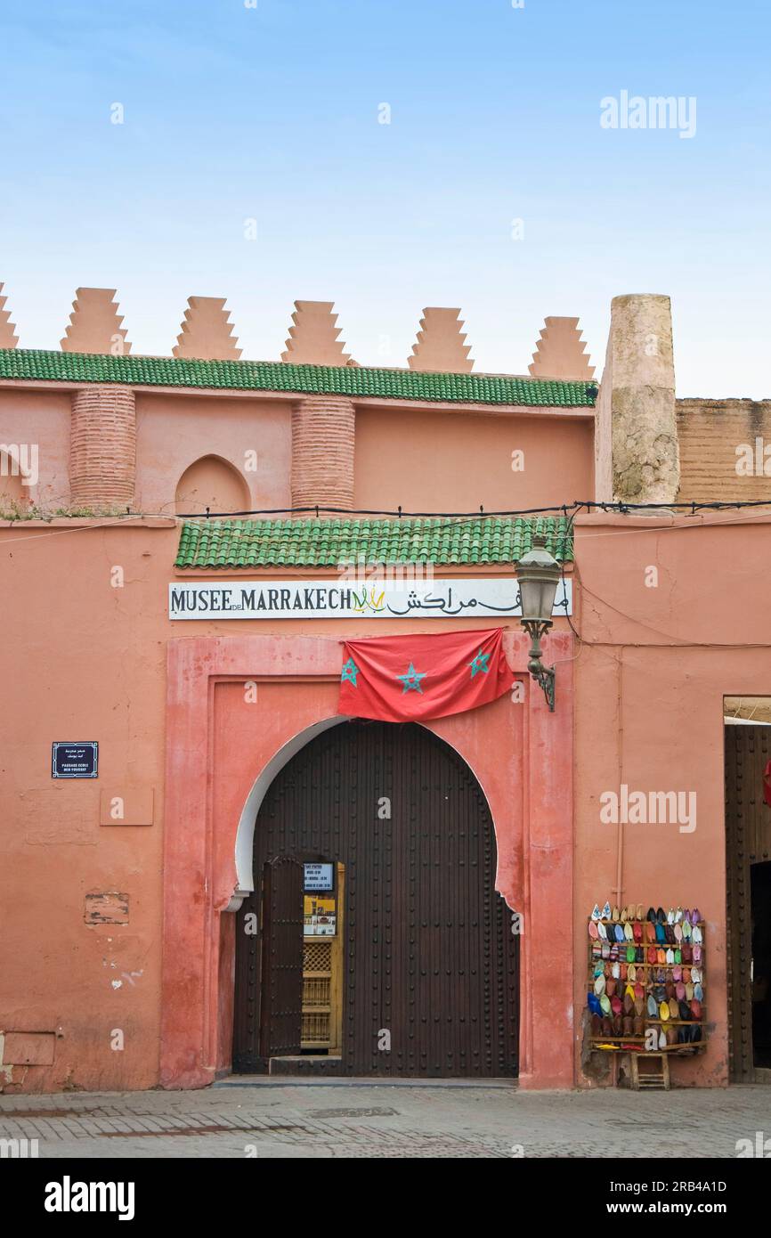 Morocco, Marrakech, historical museum Stock Photo - Alamy