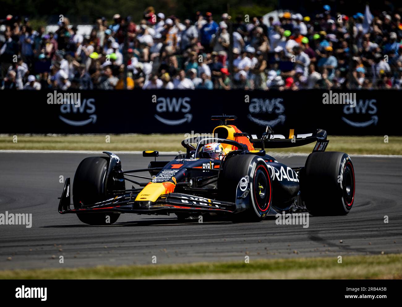 Silverstone, UK. 07th July, 2023. SILVERSTONE - Max Verstappen (Red ...