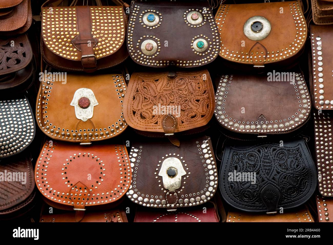 Morocco, Marrakech, bags Stock Photo - Alamy