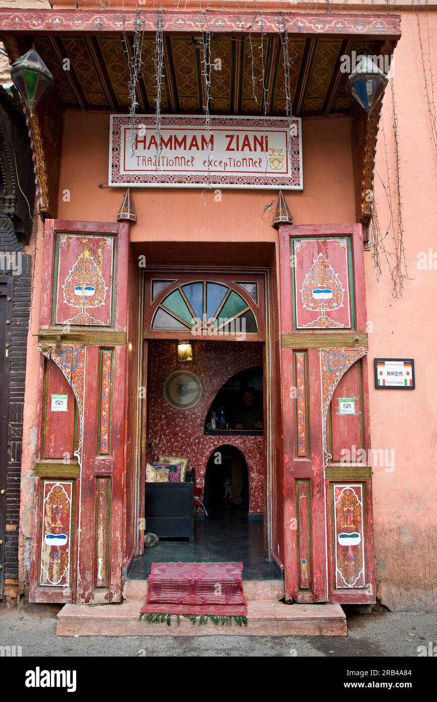 Hammam ziani, marrakech, morocco Stock Photo - Alamy