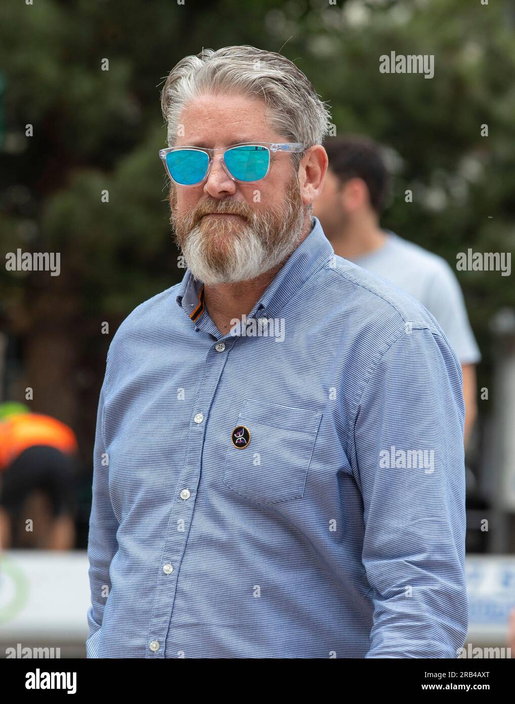 Tim Edwards, the father of Elle Edwards, arrives at Liverpool Crown Court where Connor Chapman ...