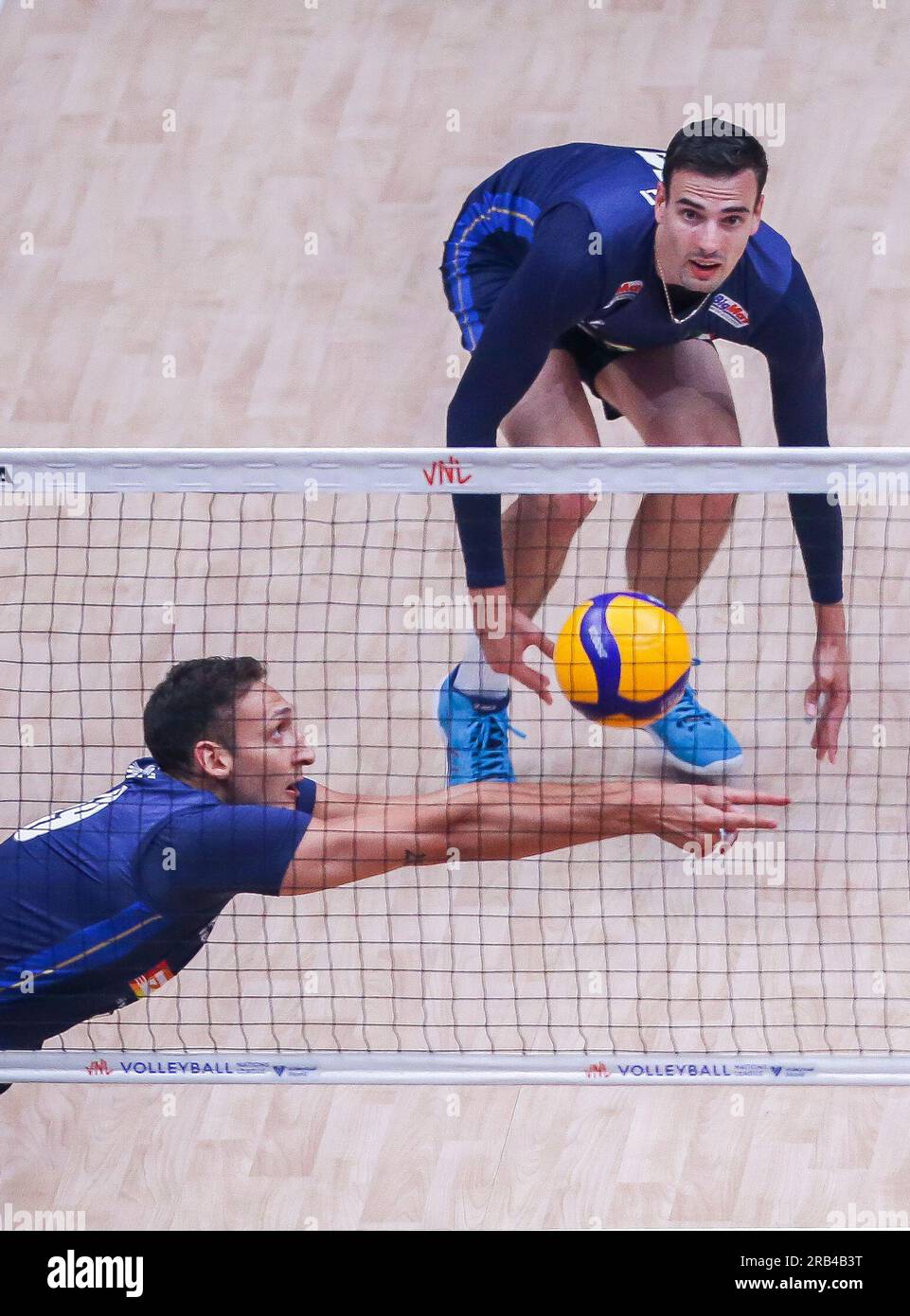 Pasay City, Philippines. 7th July, 2023. Roberto Russo (L) and Simone ...