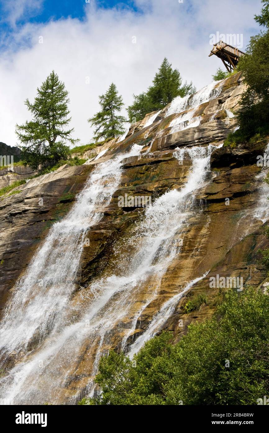 Italy, Piedmont, Formazza valley, Toce falls Stock Photo - Alamy
