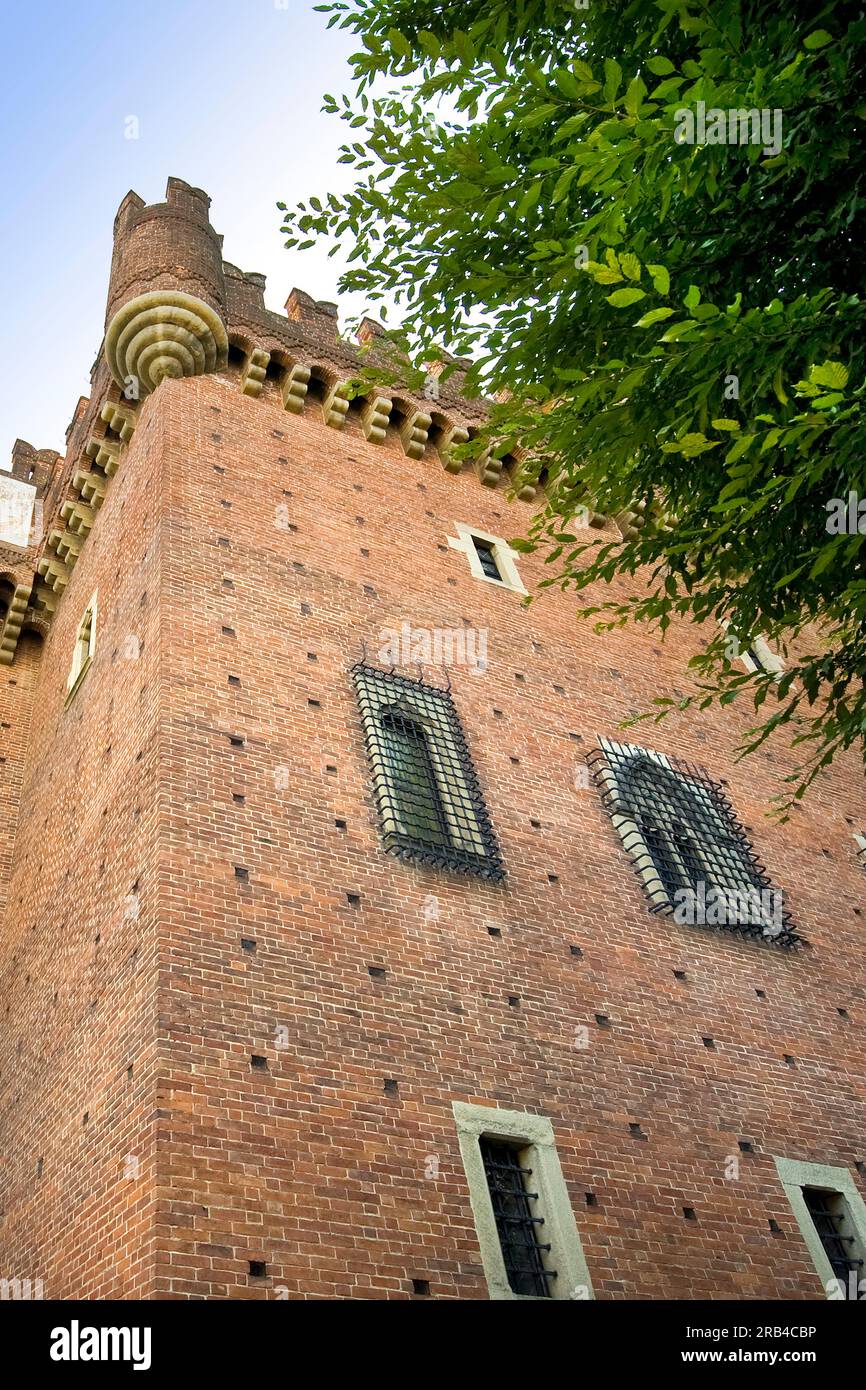 Italy, Piedmont, Turin, medieval village, fortress Stock Photo - Alamy
