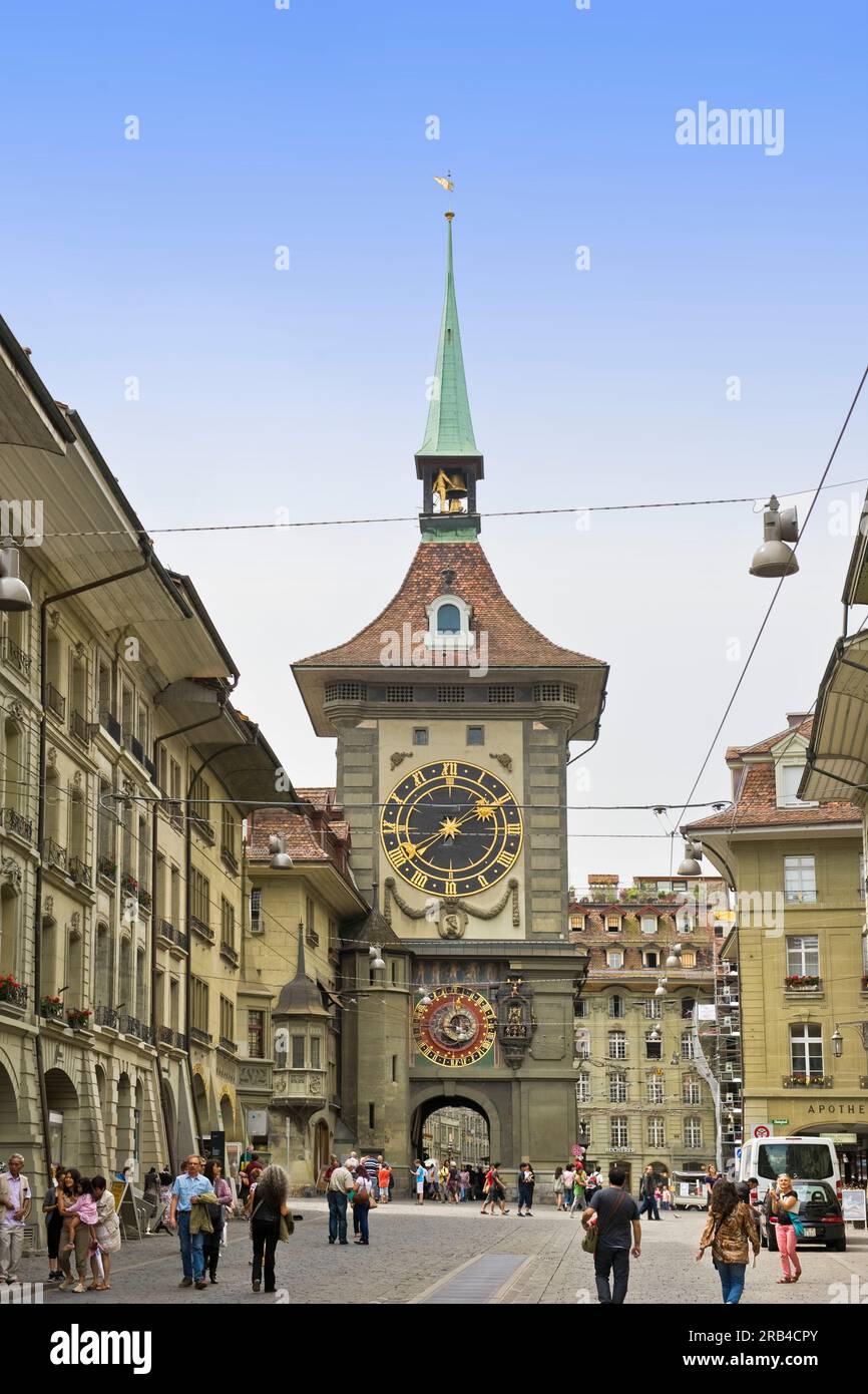 Switzerland, Bern, clock tower Stock Photo - Alamy
