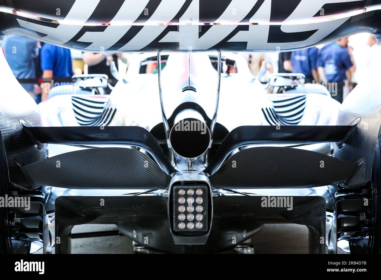 UK. 07th July, 2023. July 7, 2023, United Kingdom: Haas F1 Team VF-22 ...