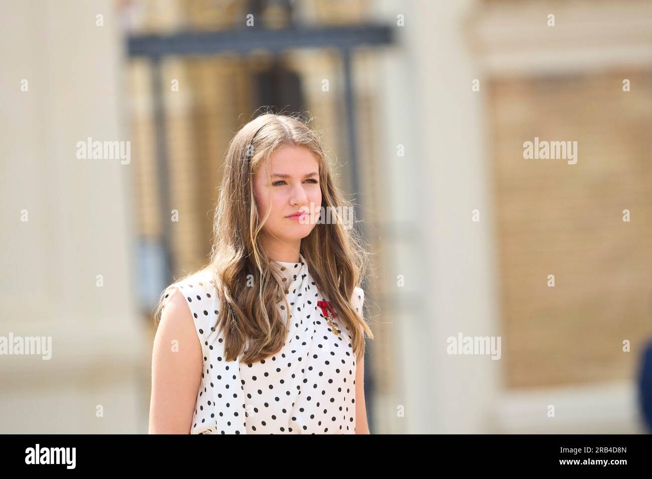 Zaragoza. Spain. 20230707, Crown Princess Leonor attends the ...