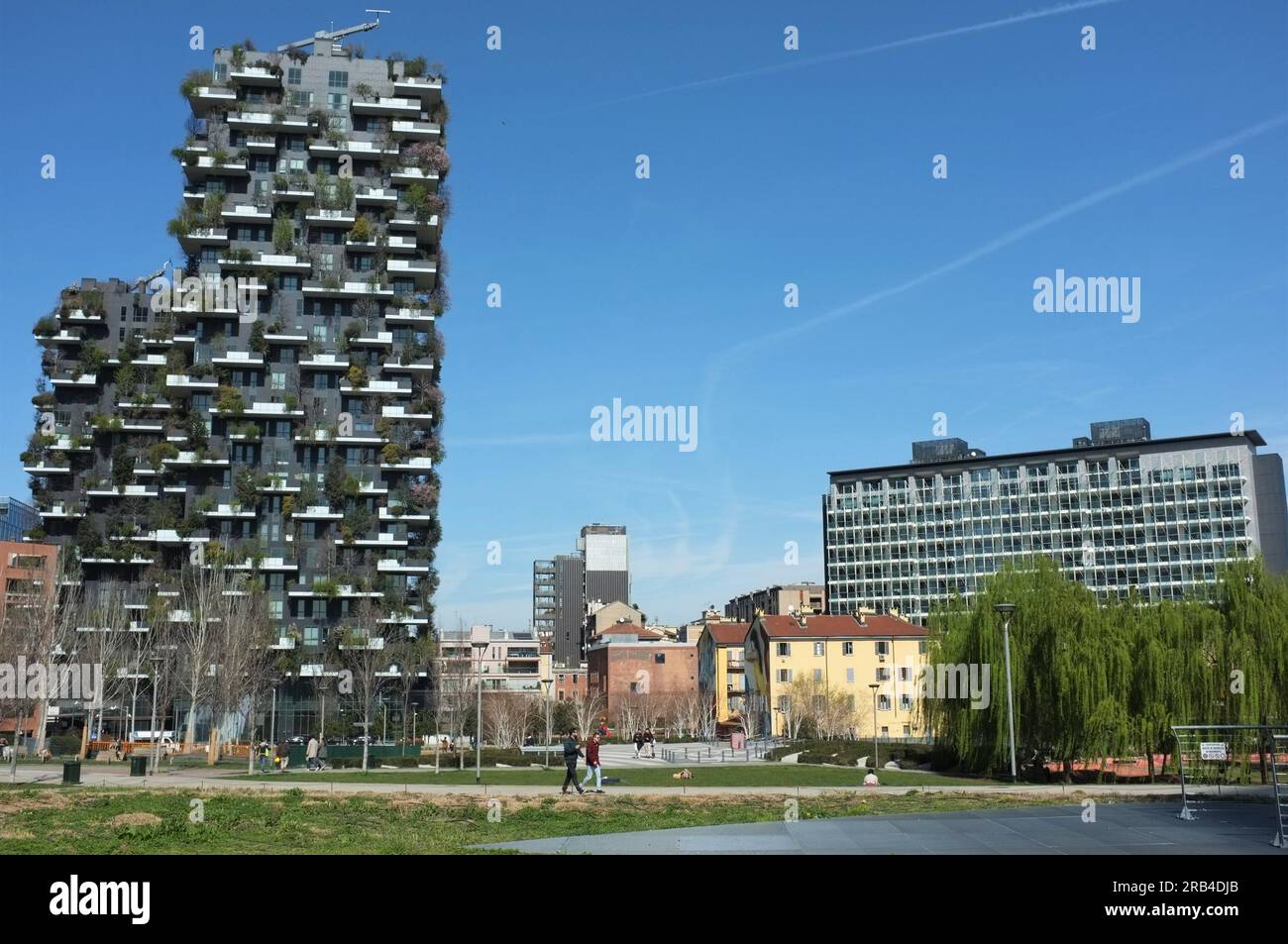 The project named Bosco Verticale is to reforestation of cities ...