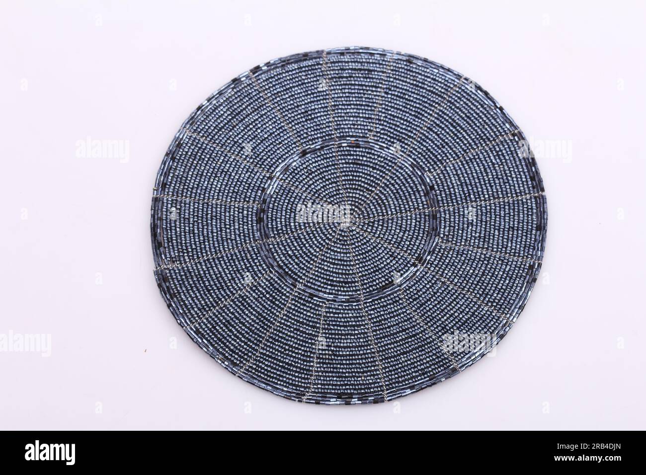 Flat circular beaded in Kenya Stock Photo - Alamy