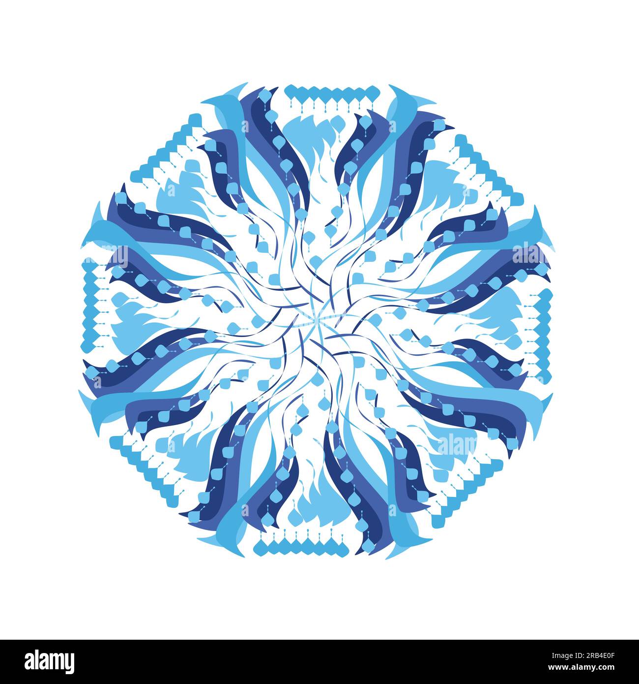 Snowflake graphic design element. Vector illustration Stock Vector ...