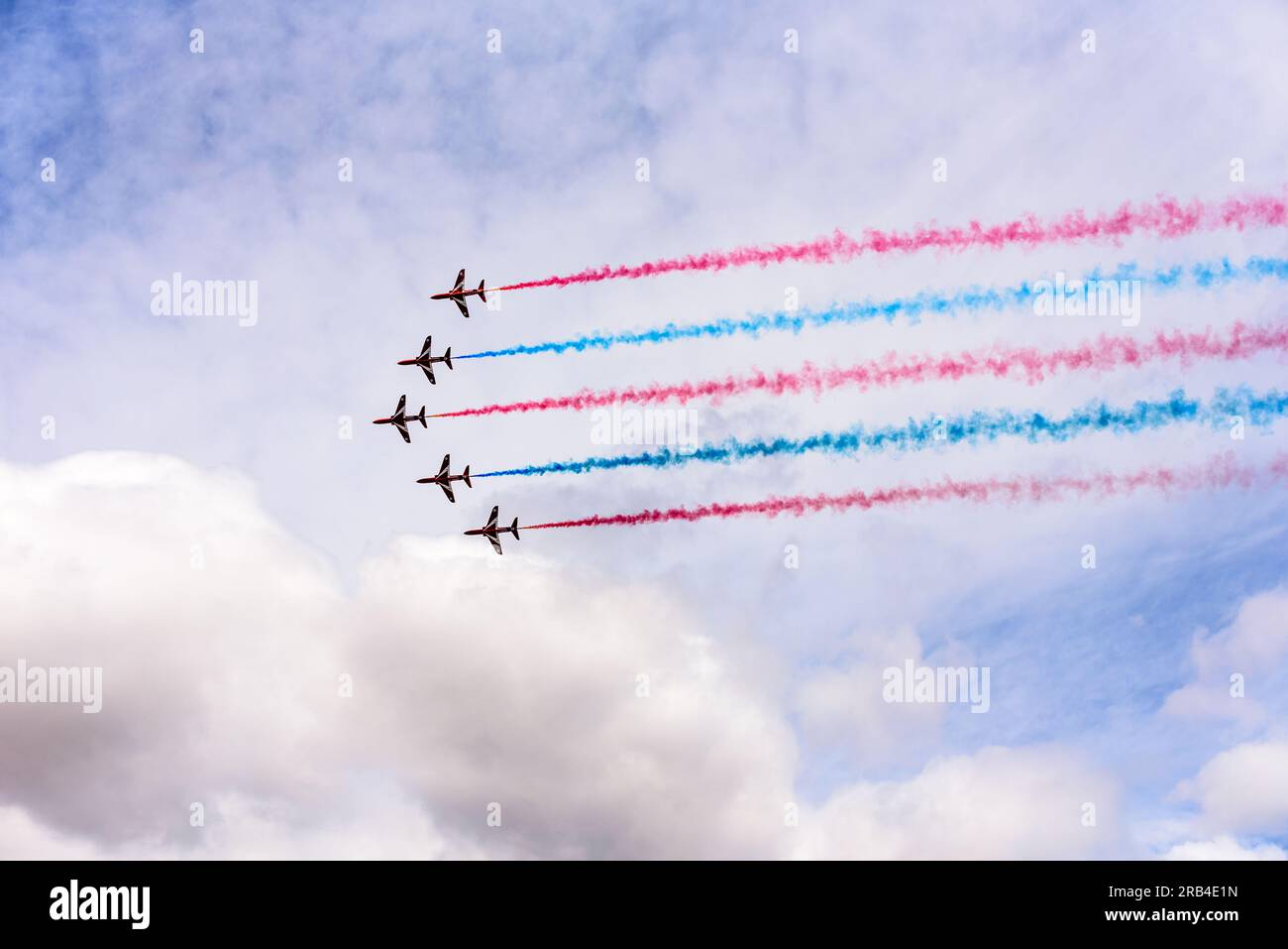 Red Arrows, RIAT Airshow at RAF Fairford Stock Photo - Alamy