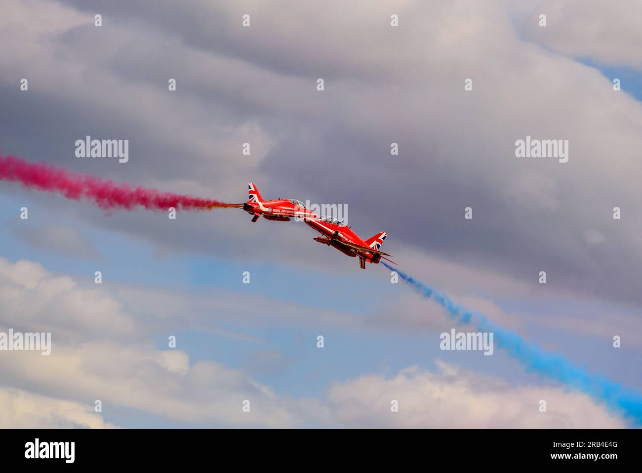Red Arrows, RIAT Airshow at RAF Fairford Stock Photo - Alamy