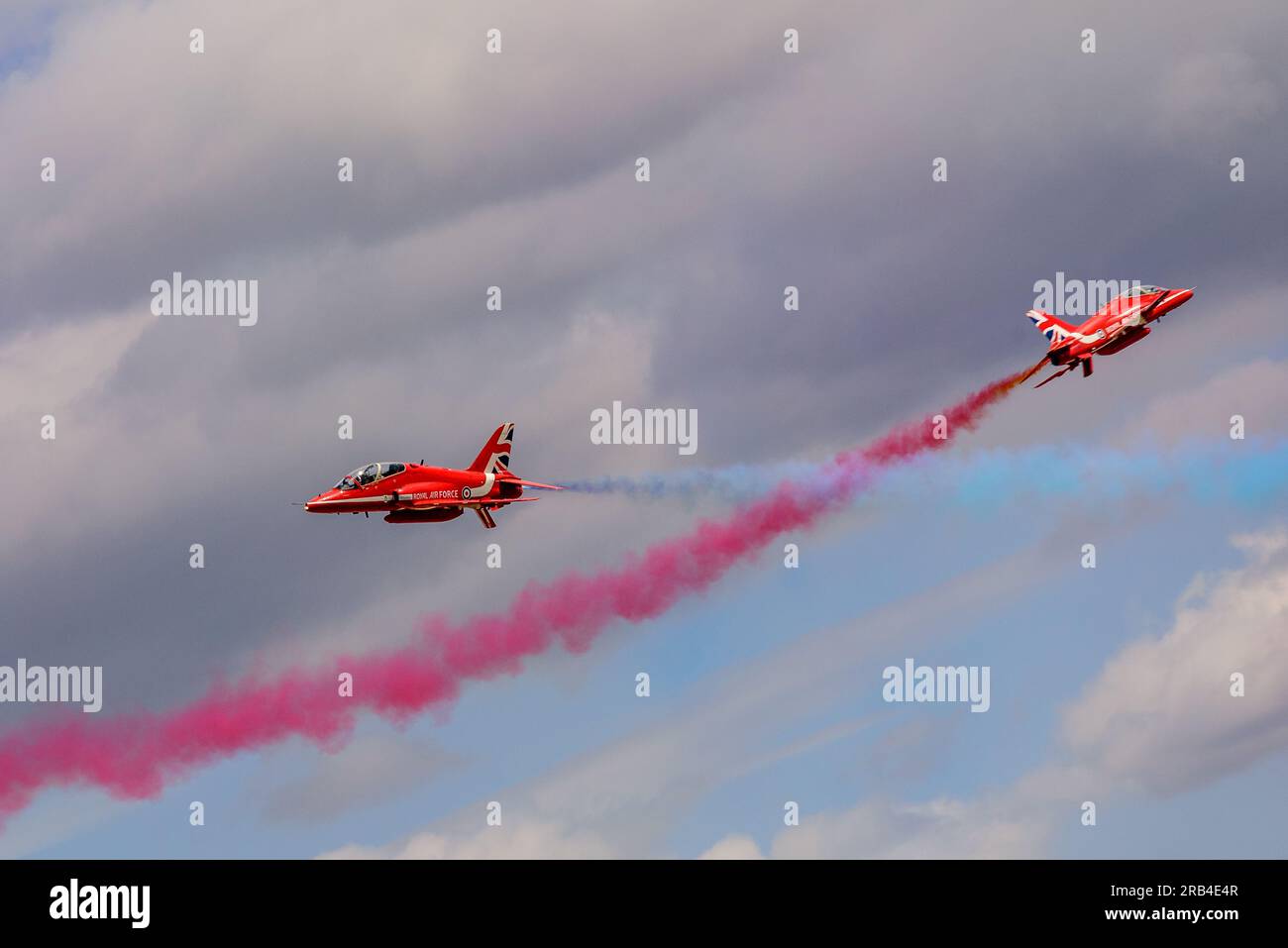 Red Arrows, RIAT Airshow at RAF Fairford Stock Photo - Alamy