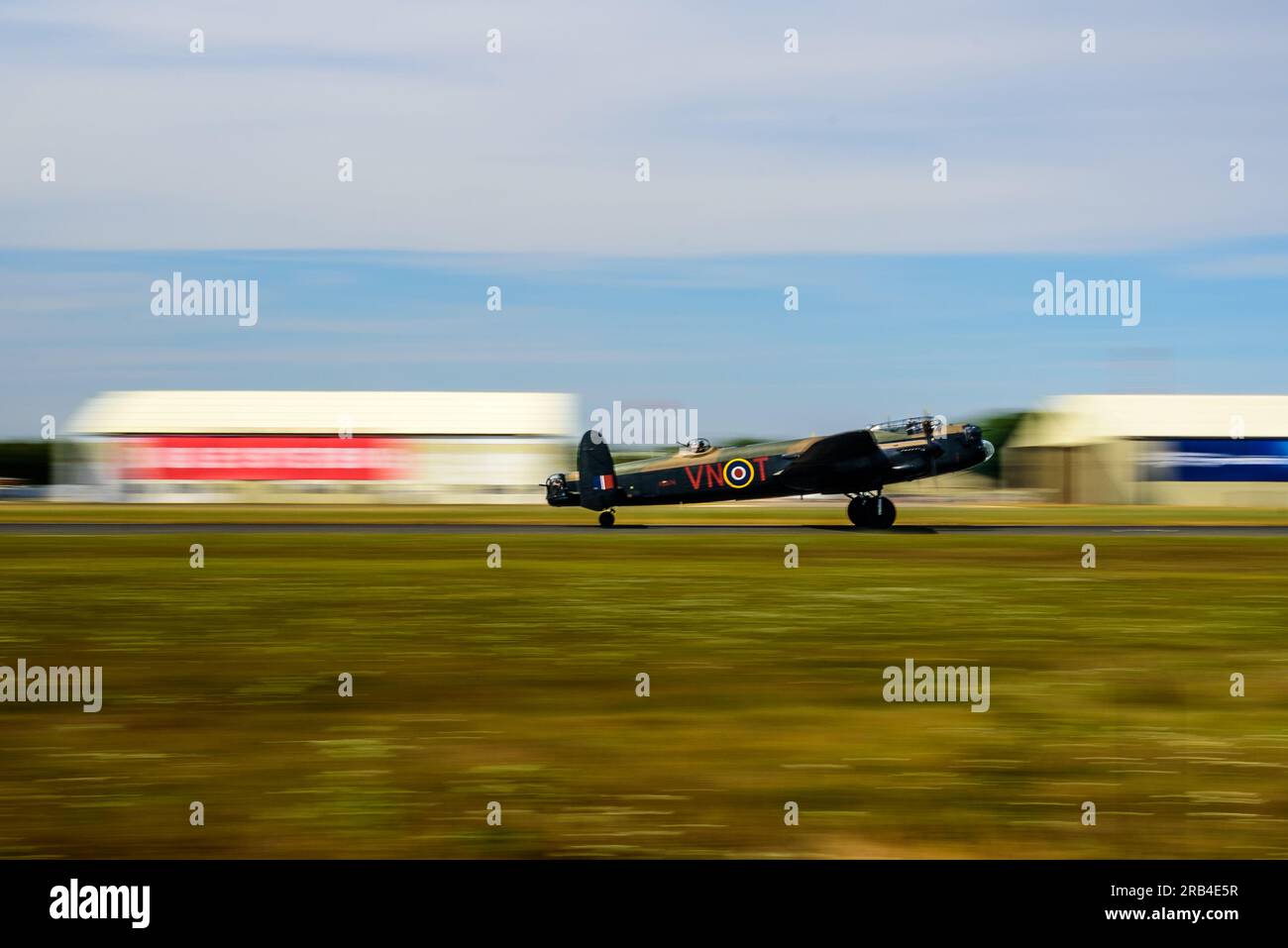 Lancaster Bomber, RIAT Airshow at RAF Fairford Stock Photo - Alamy