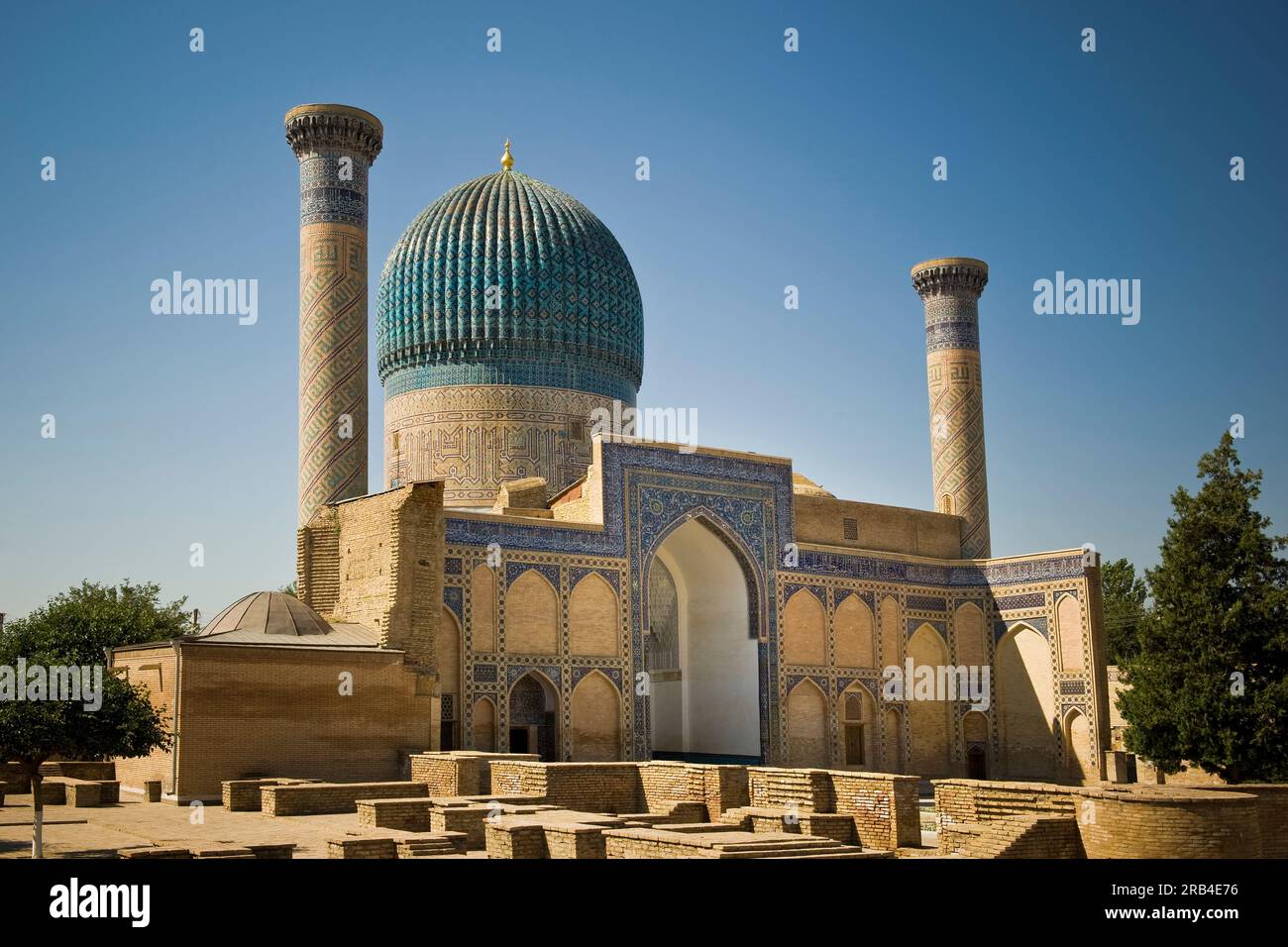 Uzbekistan, Samarkand, Amir Temur mausoleum Stock Photo - Alamy