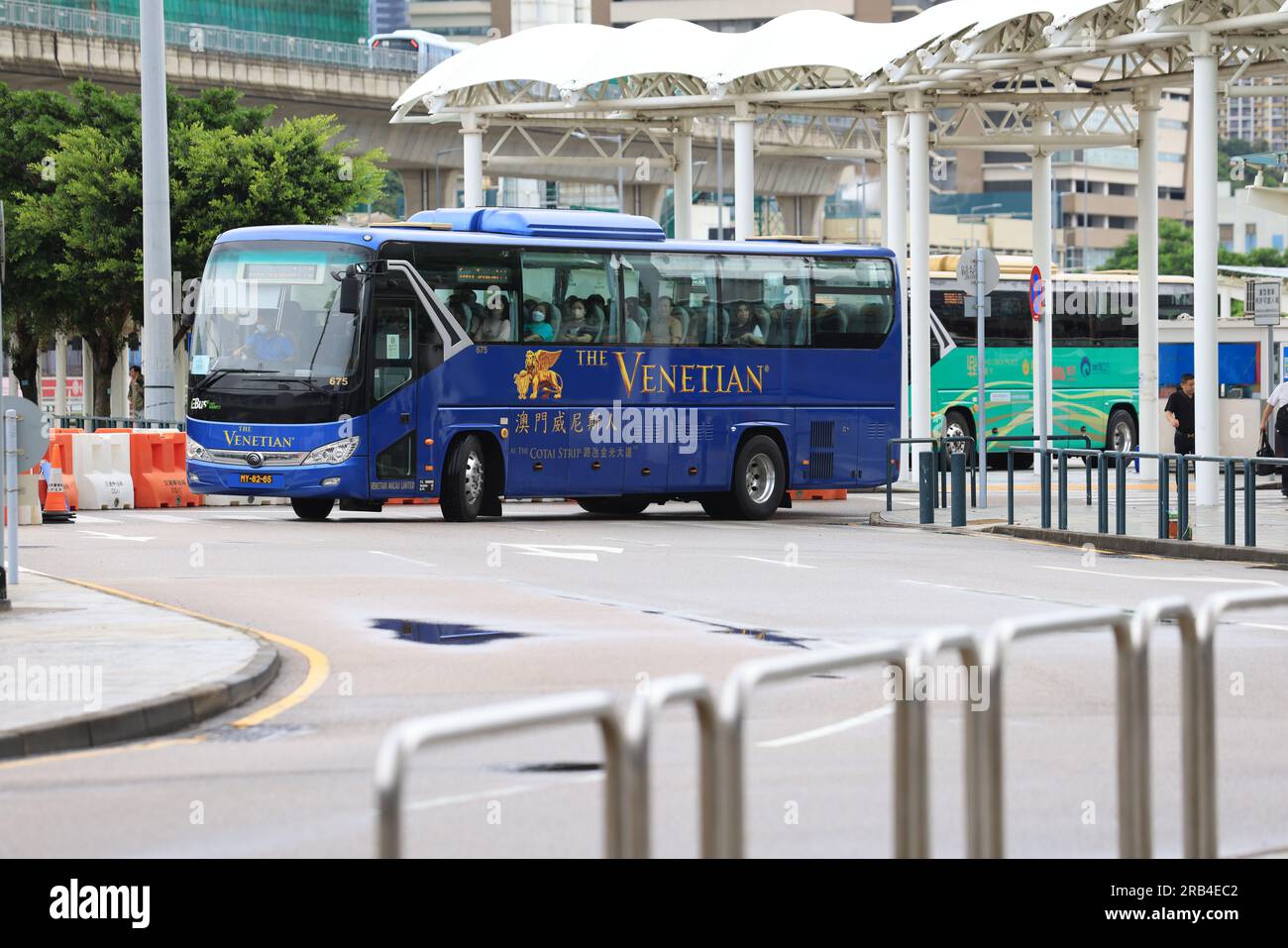 Macau, China July 2 2023:shuttle bus provide from The Venetian Macao in ...