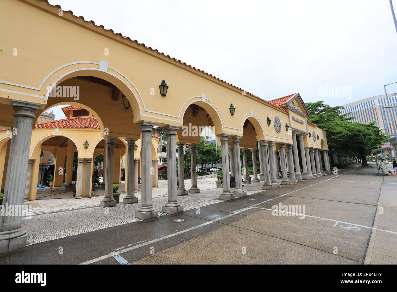 Macau, China July 2 2023: the traditional gateway of Taipa, Taipa is ...