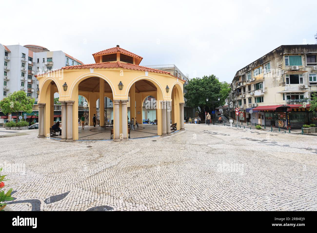 Macau, China July 2 2023: the traditional gateway of Taipa, Taipa is ...