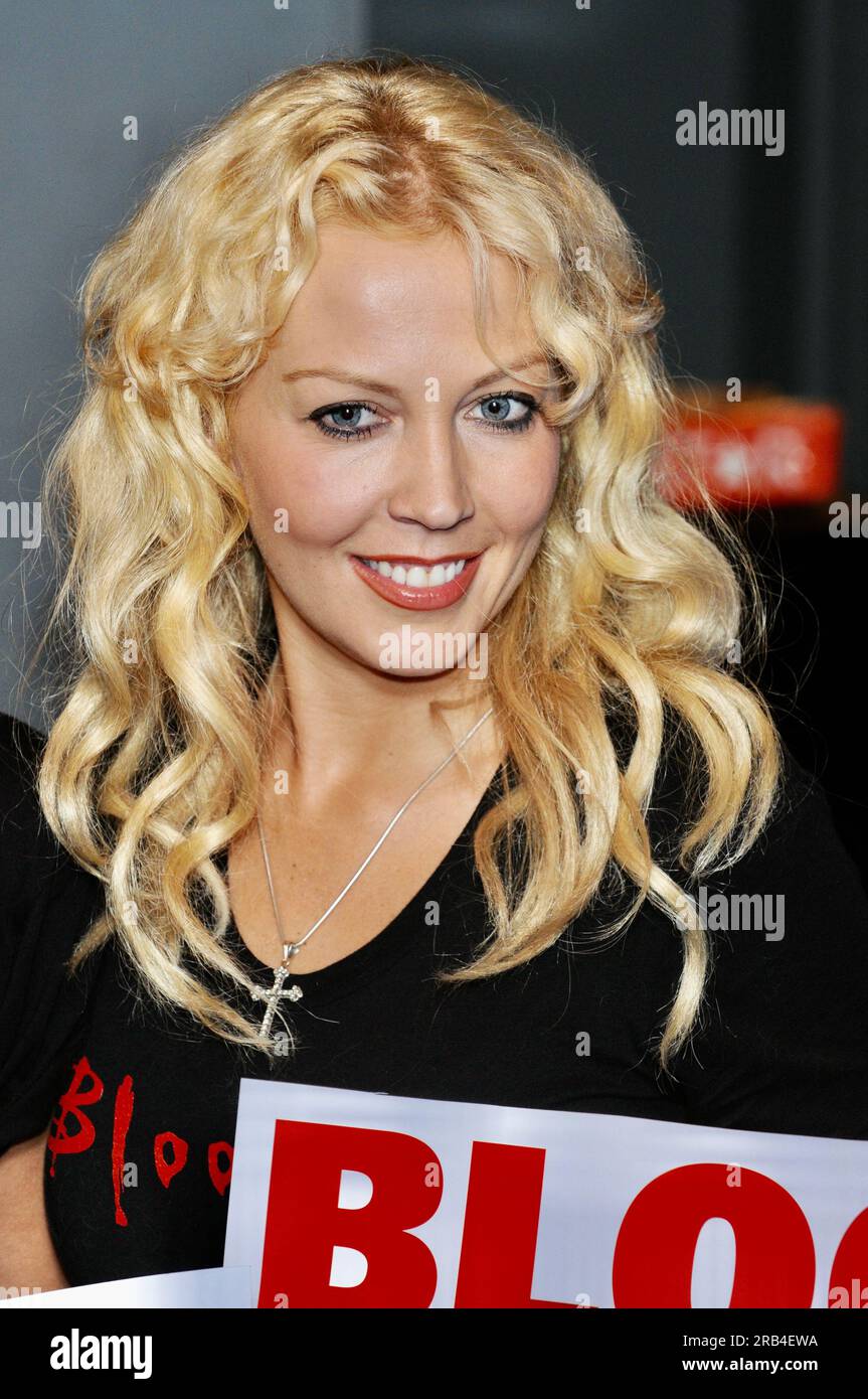Liz Fuller, Bloodlust Ball Launch, London, UK Stock Photo - Alamy