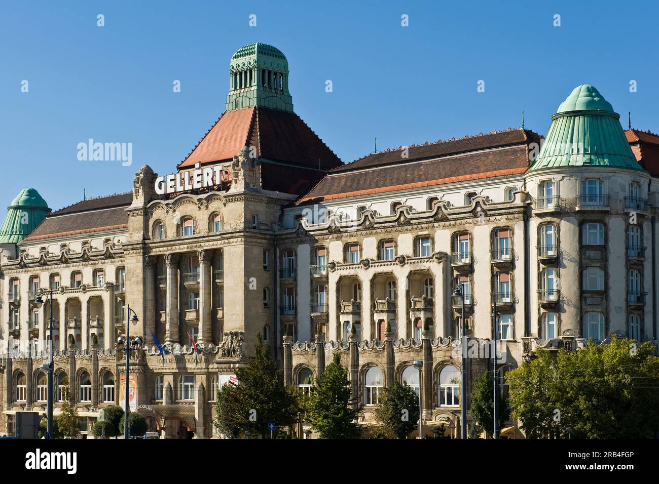Hungary, Budapest, Gellert thermal baths and hotel Stock Photo - Alamy