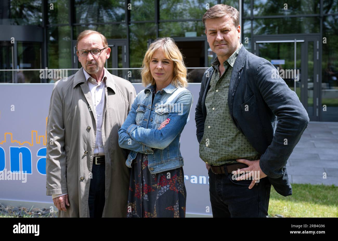 Munich, Germany. 06th July, 2023. Alexander Held (l-r, as Inspector ...