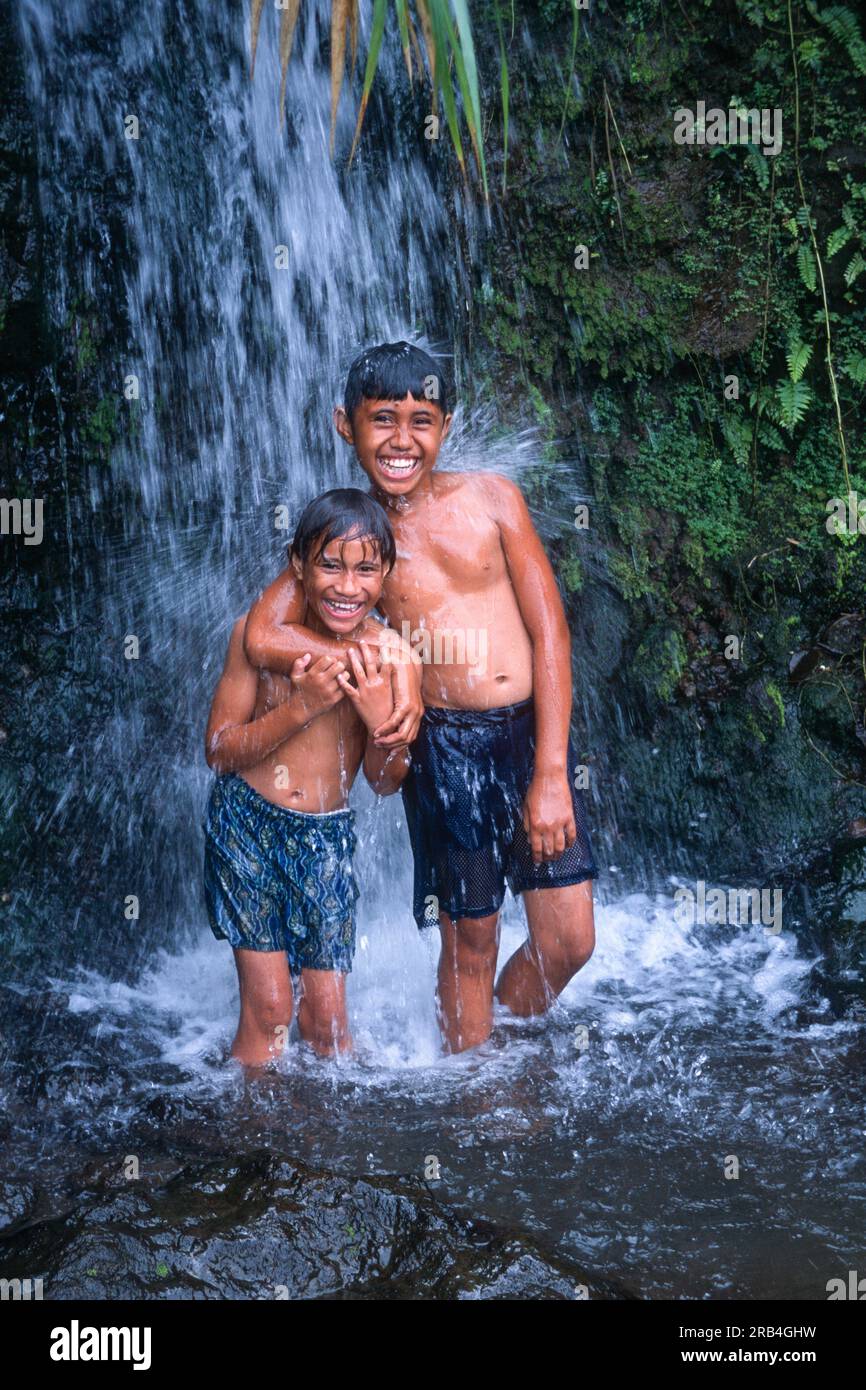 Two samoan boys hi-res stock photography and images - Alamy