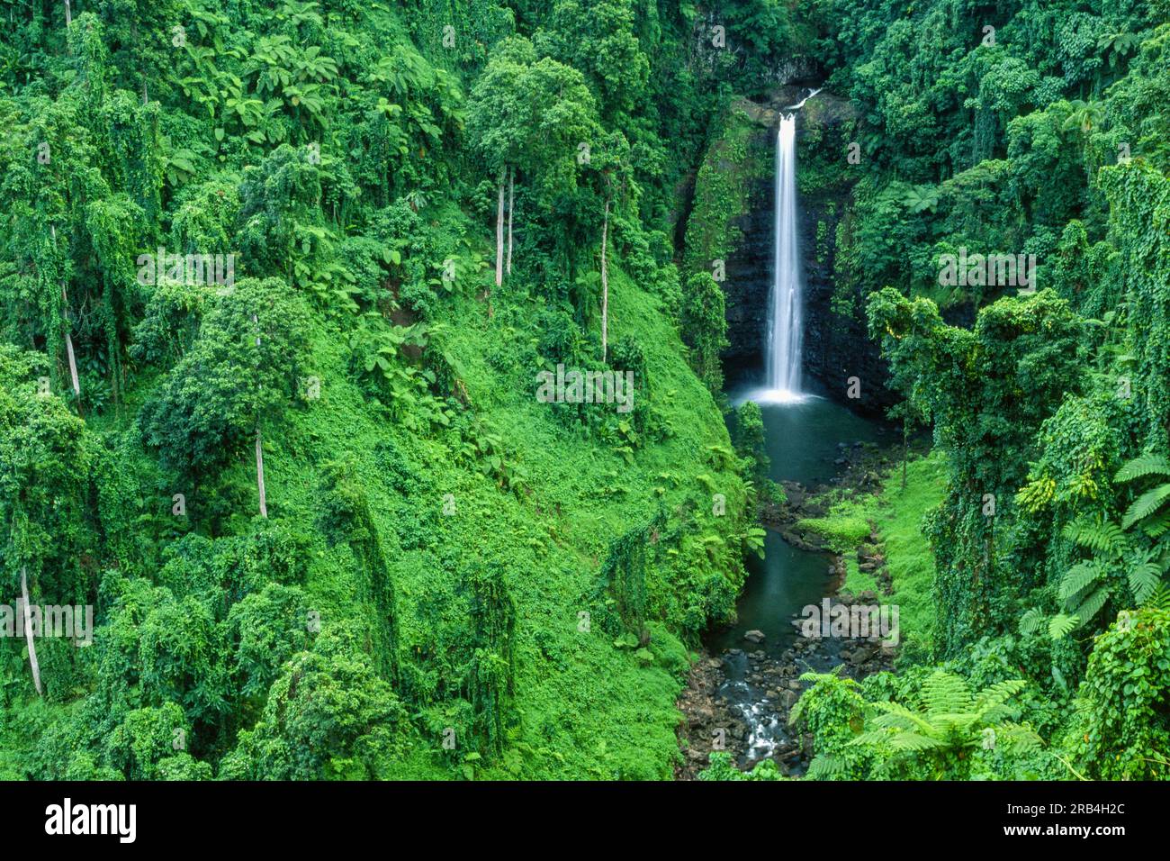 Sopoaga Falls, Upolu Island, Samoa, Polynesia Stock Photo - Alamy