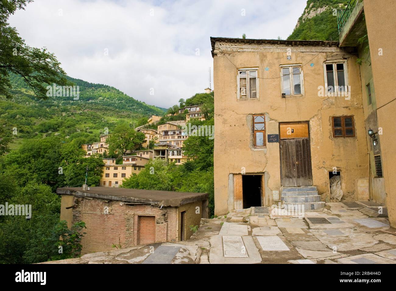 Iran, Azerbaijan region, Masuleh, traditional house Stock Photo - Alamy