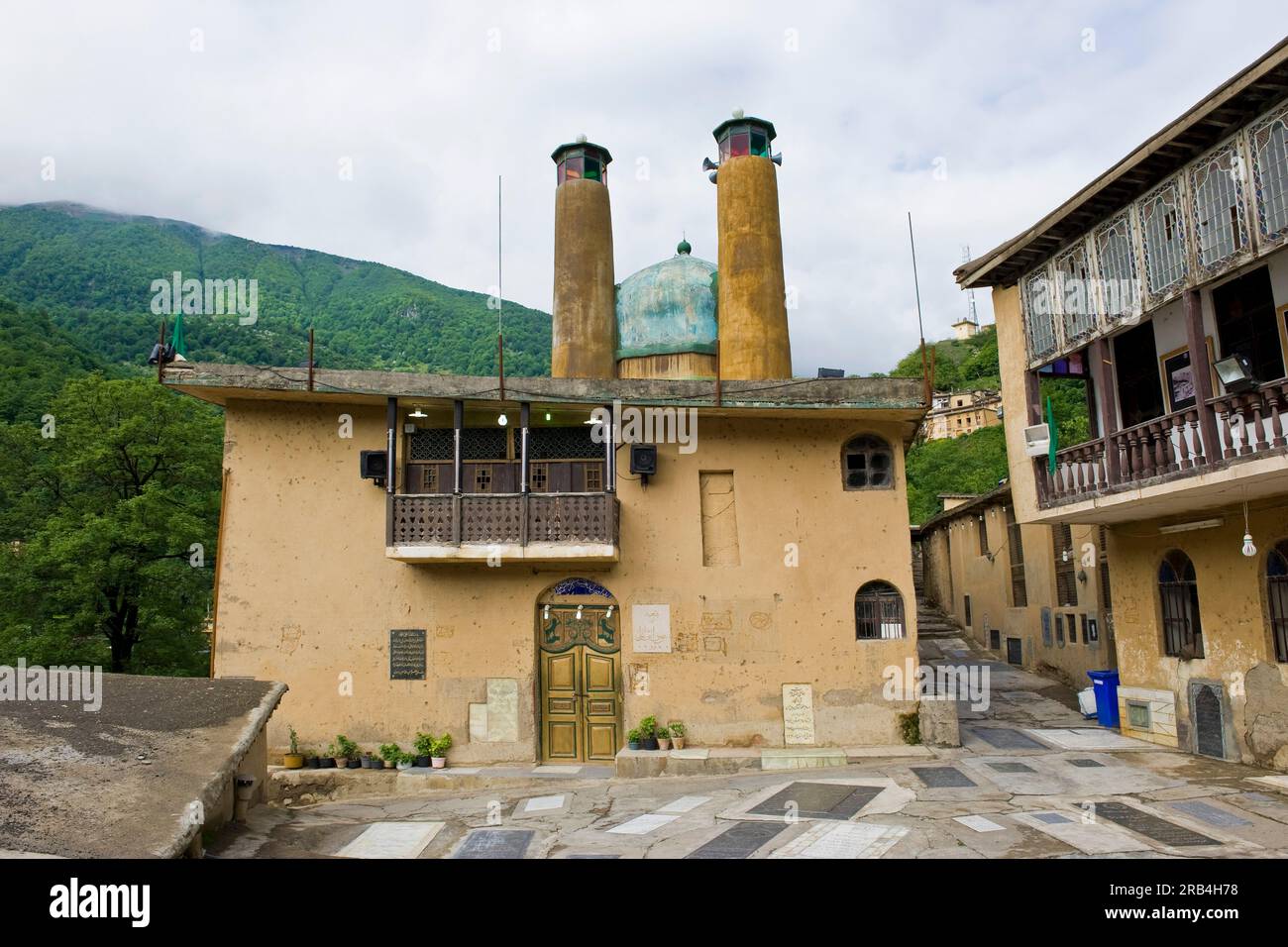 Iran, Azerbaijan region, Masuleh, old mosque Stock Photo - Alamy