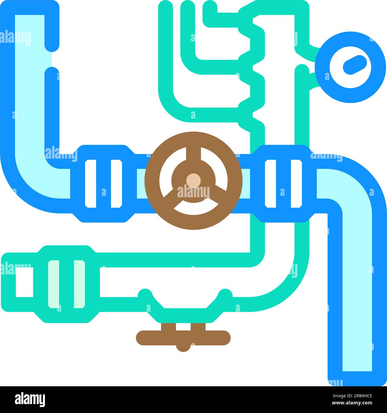 Petrochemical plant sunset vector Stock Vector Images - Alamy