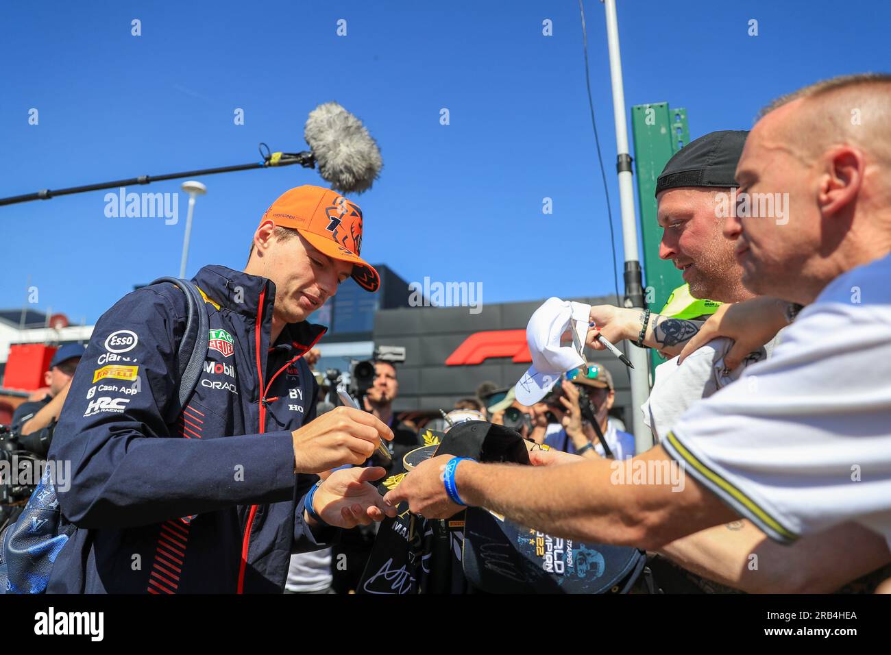 Verstappen with fans 2023 hi-res stock photography and images - Alamy